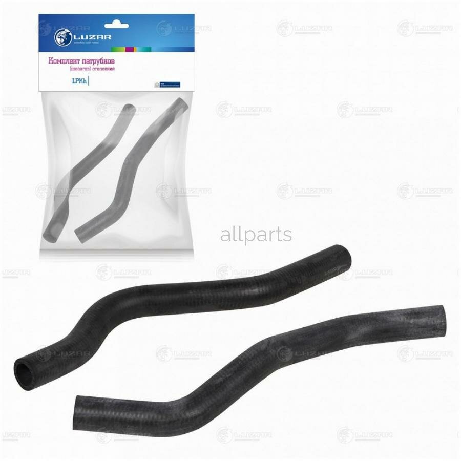 LUZAR LPKH 0117 Кмпл патрубков отоп. для а/м Лада Largus FL (21-) 1,6 8кл. (EPDM, 2шт.) LUZAR LPKh 0117