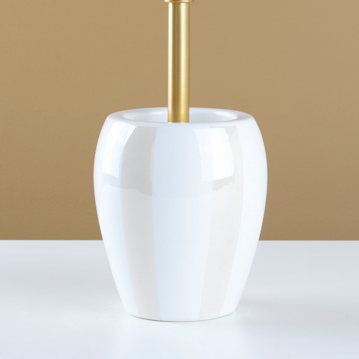 Ершик для унитаза с керамической подставкой Randig VERRAN цвет Белый