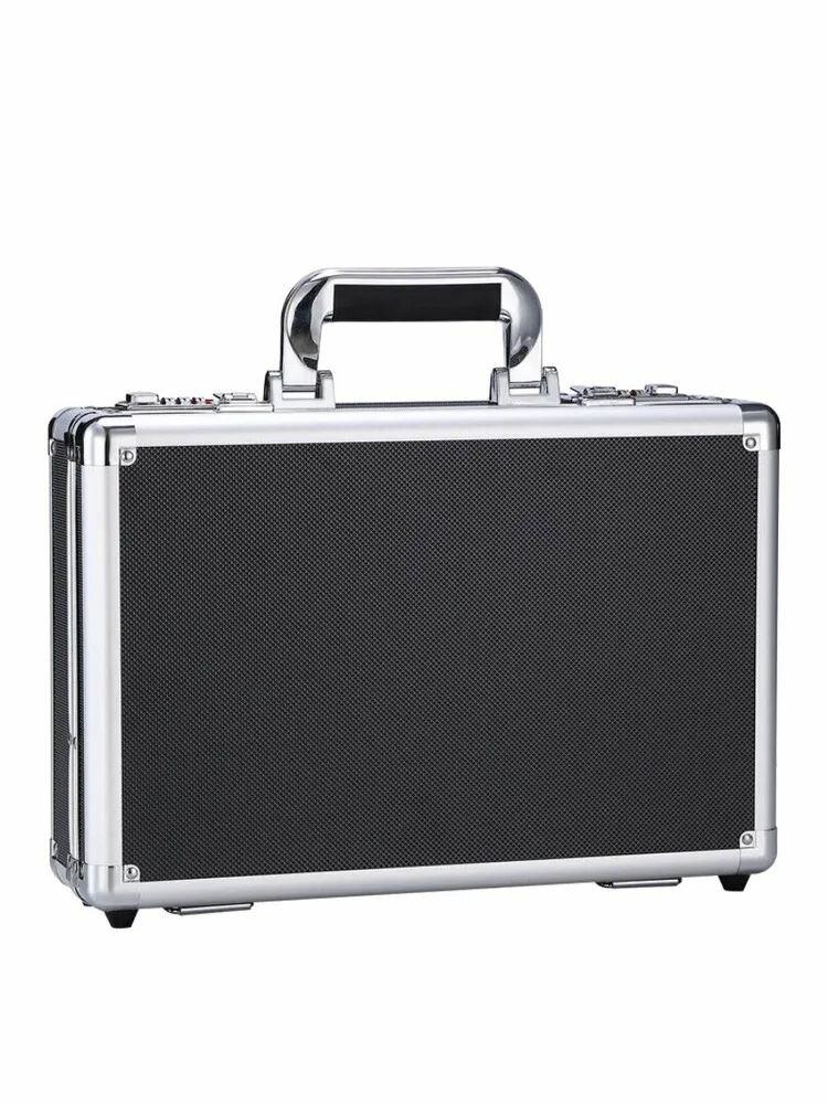 Алюминиевый кейс чемодан для денег и документов 36*24*10