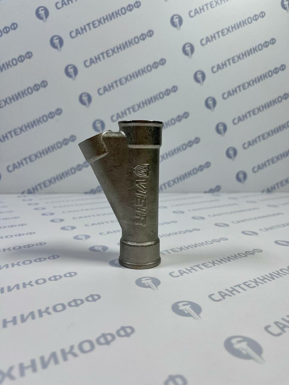 Тройник косой для ввода греющего кабеля VIEIR 3/4"ВР никель (VRGL14TK)