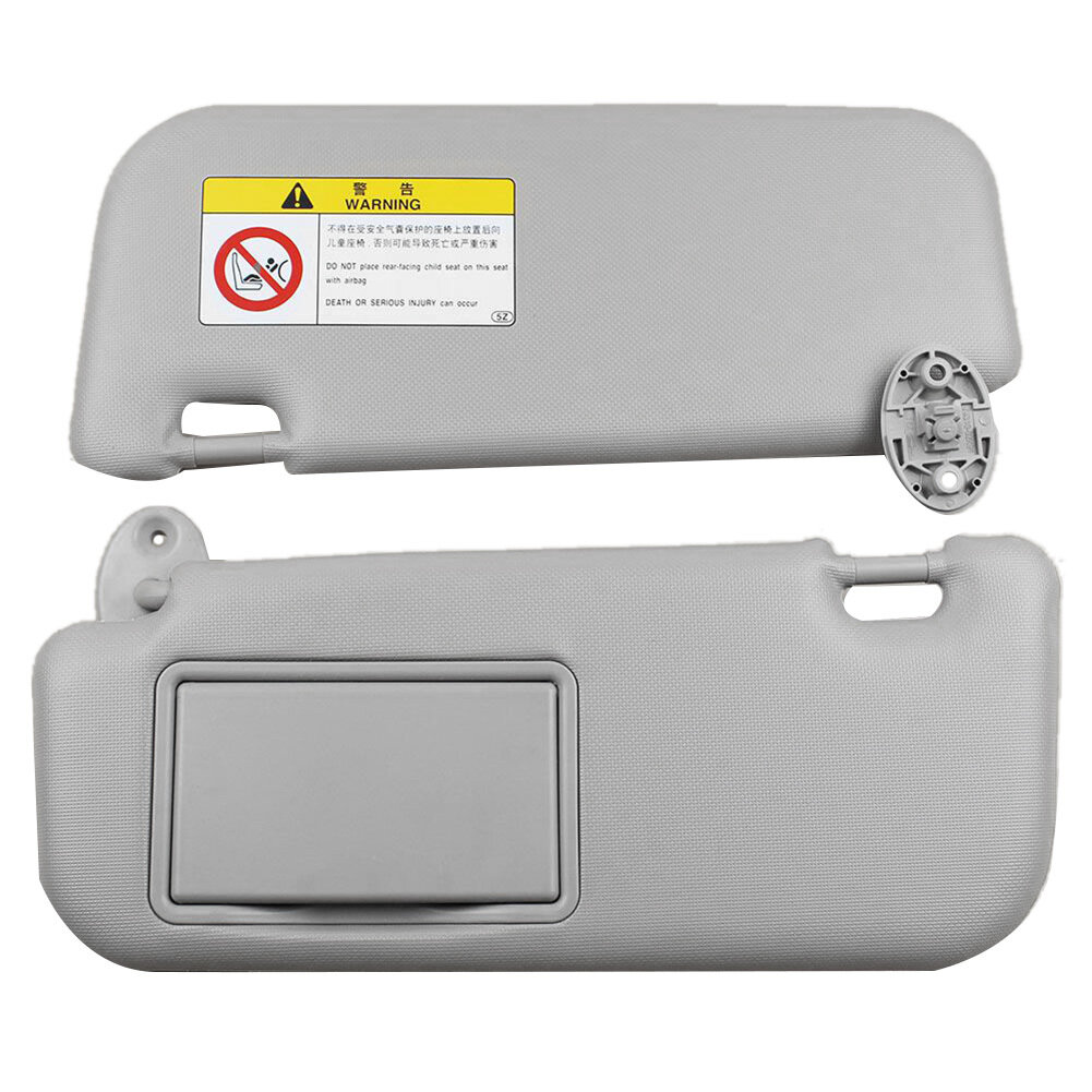 Автомобильный солнцезащитный козырек для Toyota Corolla 2014 2015 2016 2017 74320-02B21 74310-02K91 с зеркалом, автомобильные аксессуары, серый