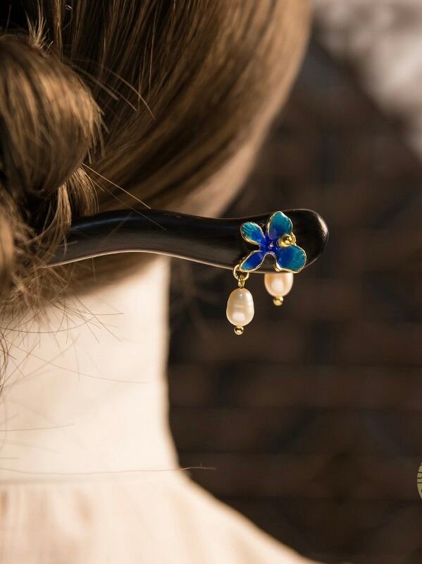 Китайский стиль женская винтажная деревянная заколка для волос аксессуар для одежды и украшений