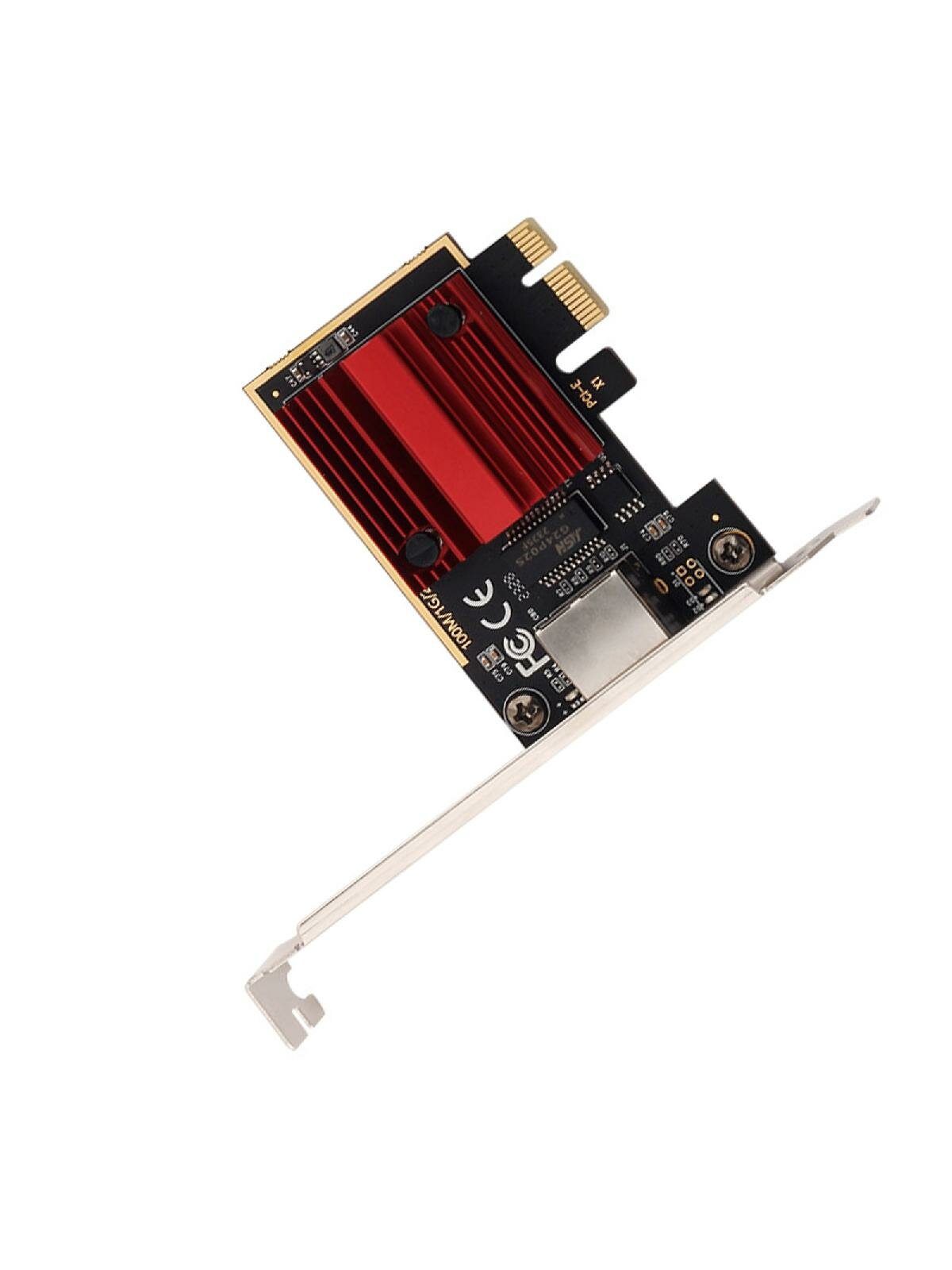 Networking Adapter Card with PCIE to 2.5Gbps Gigabit LAN Controller RTL8125 Chip Support 10/100/1000Mbps/2.5Gbps
