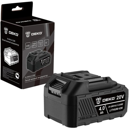 Аккумулятор Deko R-UNV4.0 CORE, Li-ion, 20В, 4.0Ач (083-1015)