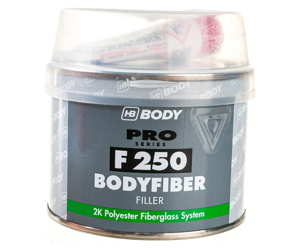 Шпатлевка со стекловолокном fiber 250 0.25кг body