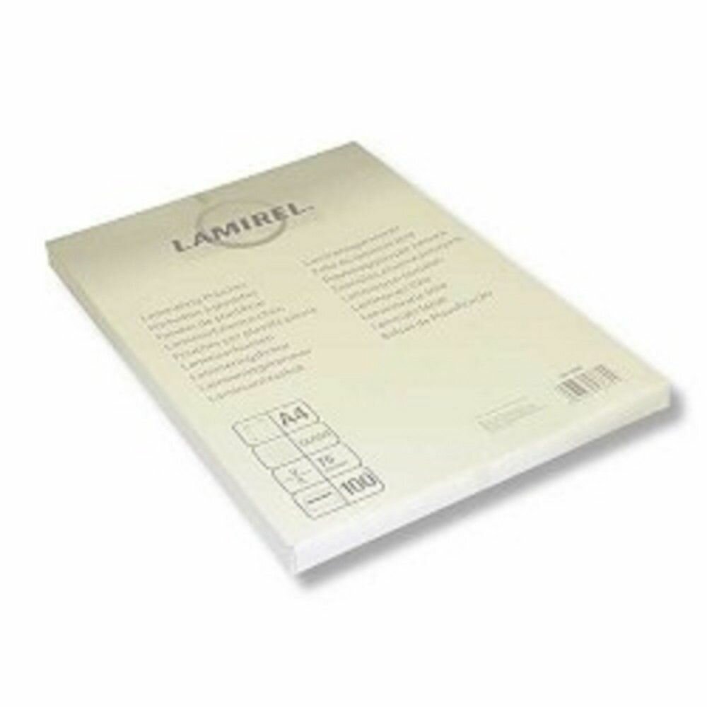 Fellowes Пленка Lamirel Пленка для ламинирования CRC - 78656 А4, 75мкм, 100 шт.