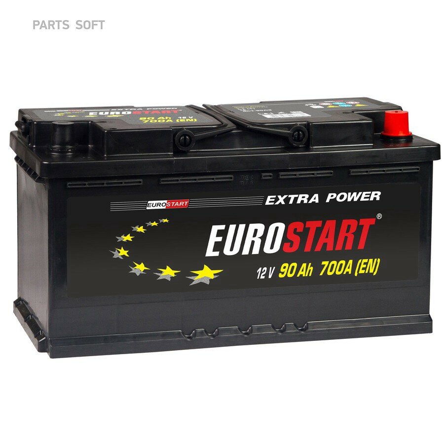 Аккумуляторная батарея 90Ah EUROSTART Extra Power R+ от официального дистрибьютора, EUROSTART, артикул EU900
