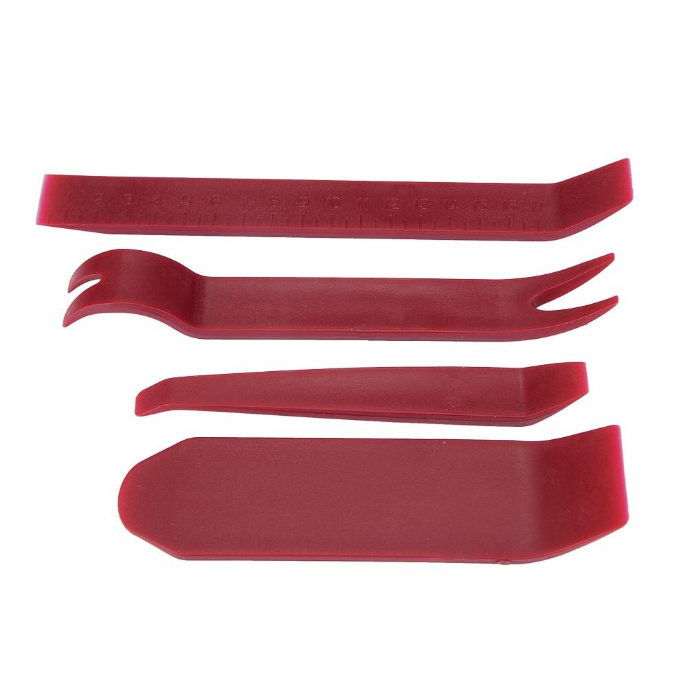 Набор для демонтажа автомагнитол, фиолетовый, 4 предмета