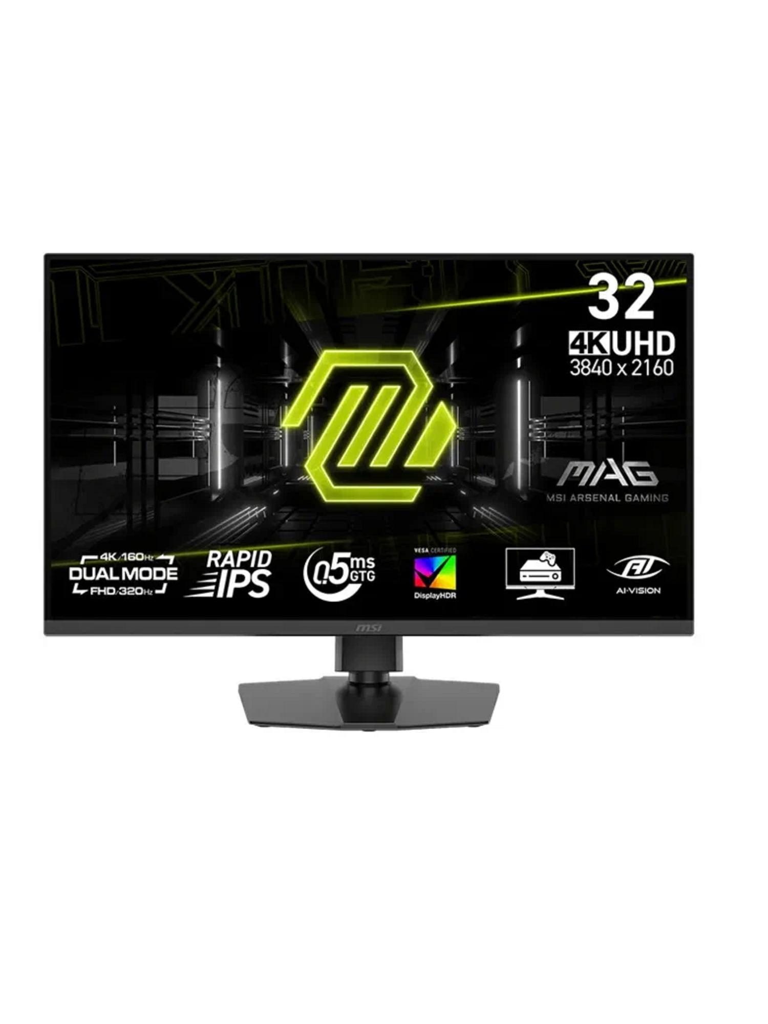 Монитор 31.5" MSI, MAG 322URDF E16, IPS, 160Гц, 16:9, Черный