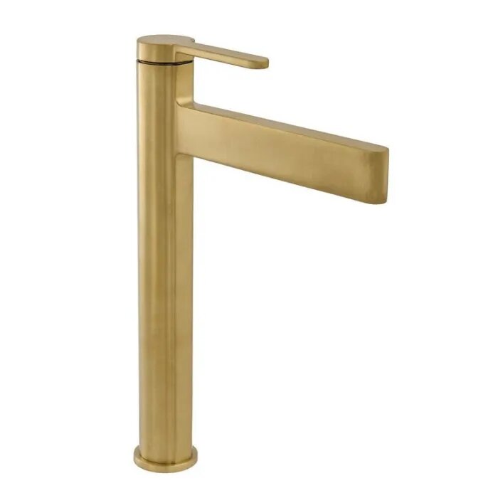 Смеситель для раковины Clever II 61947, брашированное золото