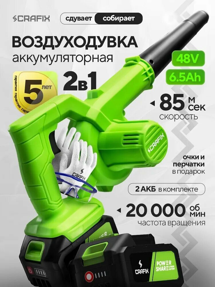 CRAFIX Воздуходувка,1100Вт