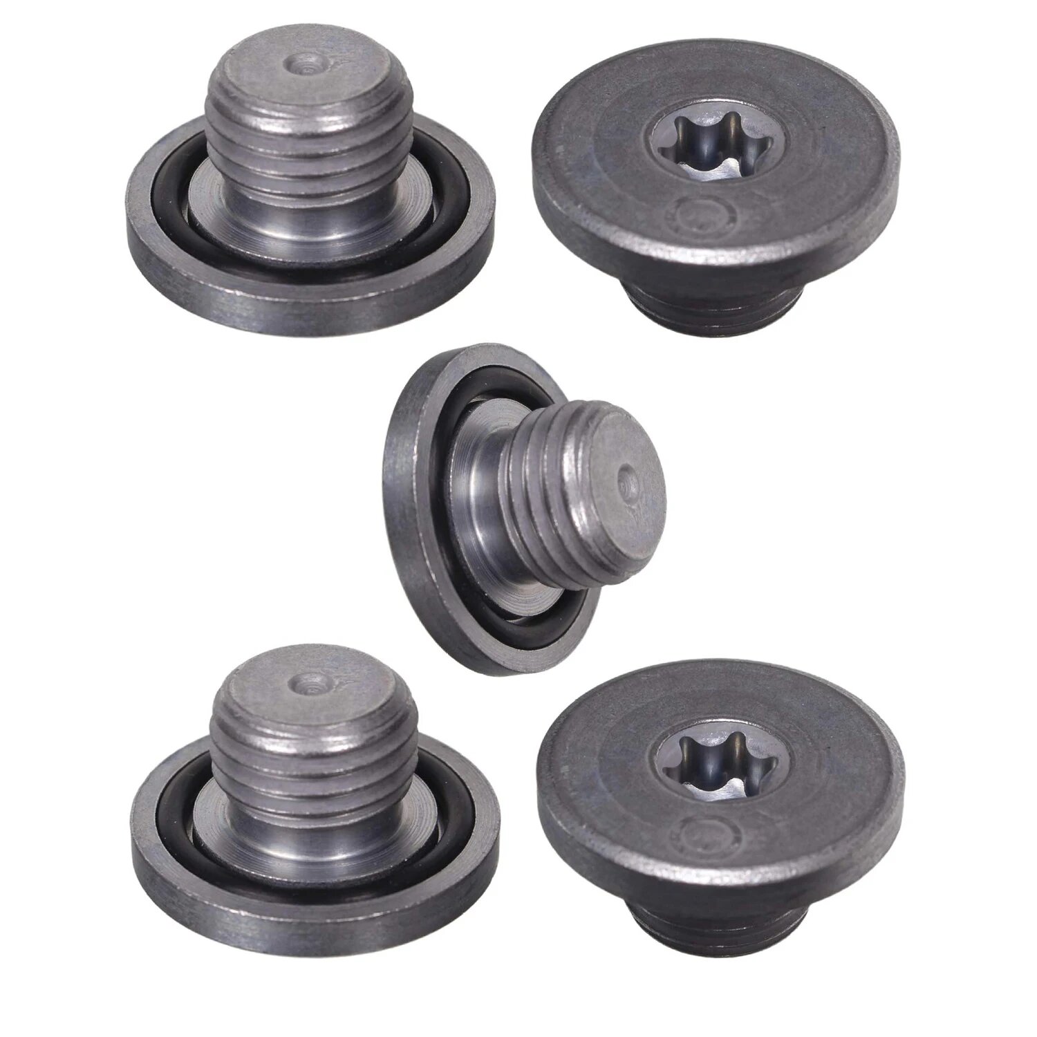 5 шт. пробка сливного поддона масляного поддона двигателя, стальной болт M14 X1,5 для Vauxhall Astra J H CORSA B C