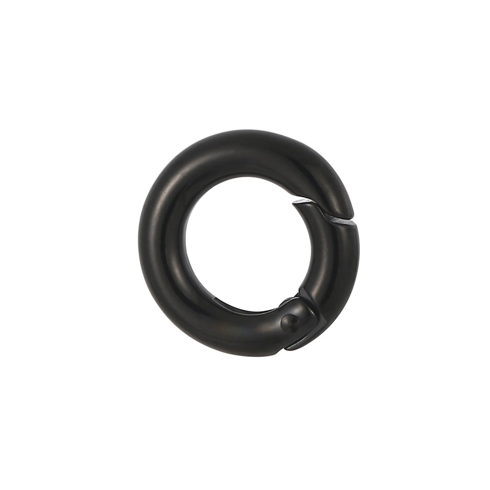 Кольцо-карабин черное Fongten 24mm, 2шт