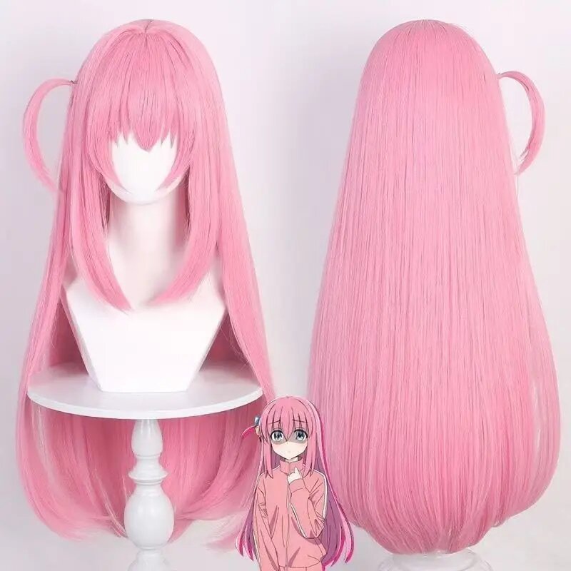 Костюм для косплея Готоу Хитори розовый XXXL, Only wig