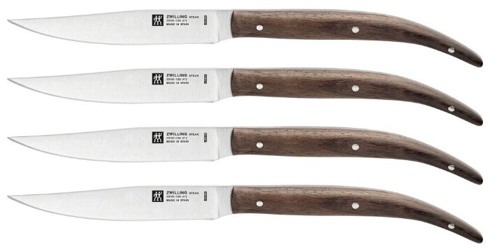 Набор стейковых ножей, 4 пр, с рукояткой из палисандра