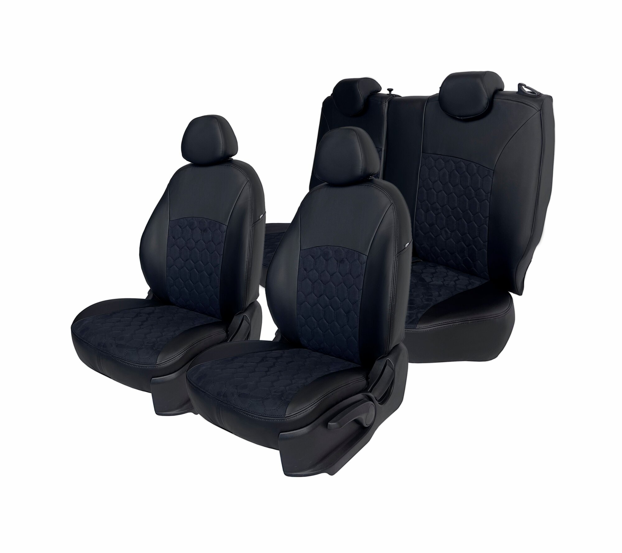 Чехлы на сиденья Ford Focus -2, 2004-2011 г. в, Седан / Хэтчбек / Универсал (Раздельная спинка и сиденье заднего ряда 60/40)