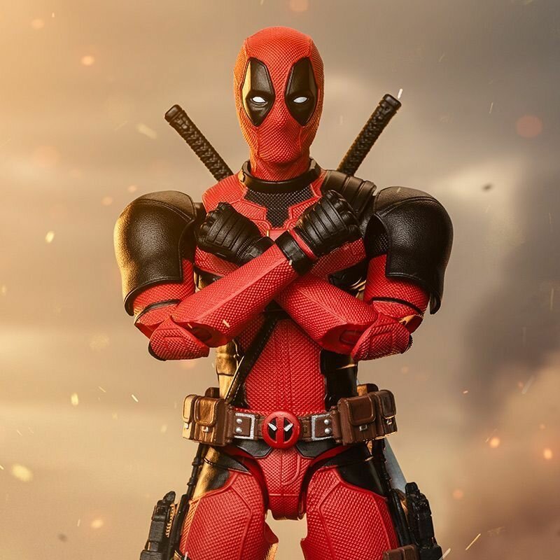 Marvel кино Дэдпул и Росомаха Deadpool , подвижные фигурки,18 см, ZD TOYS