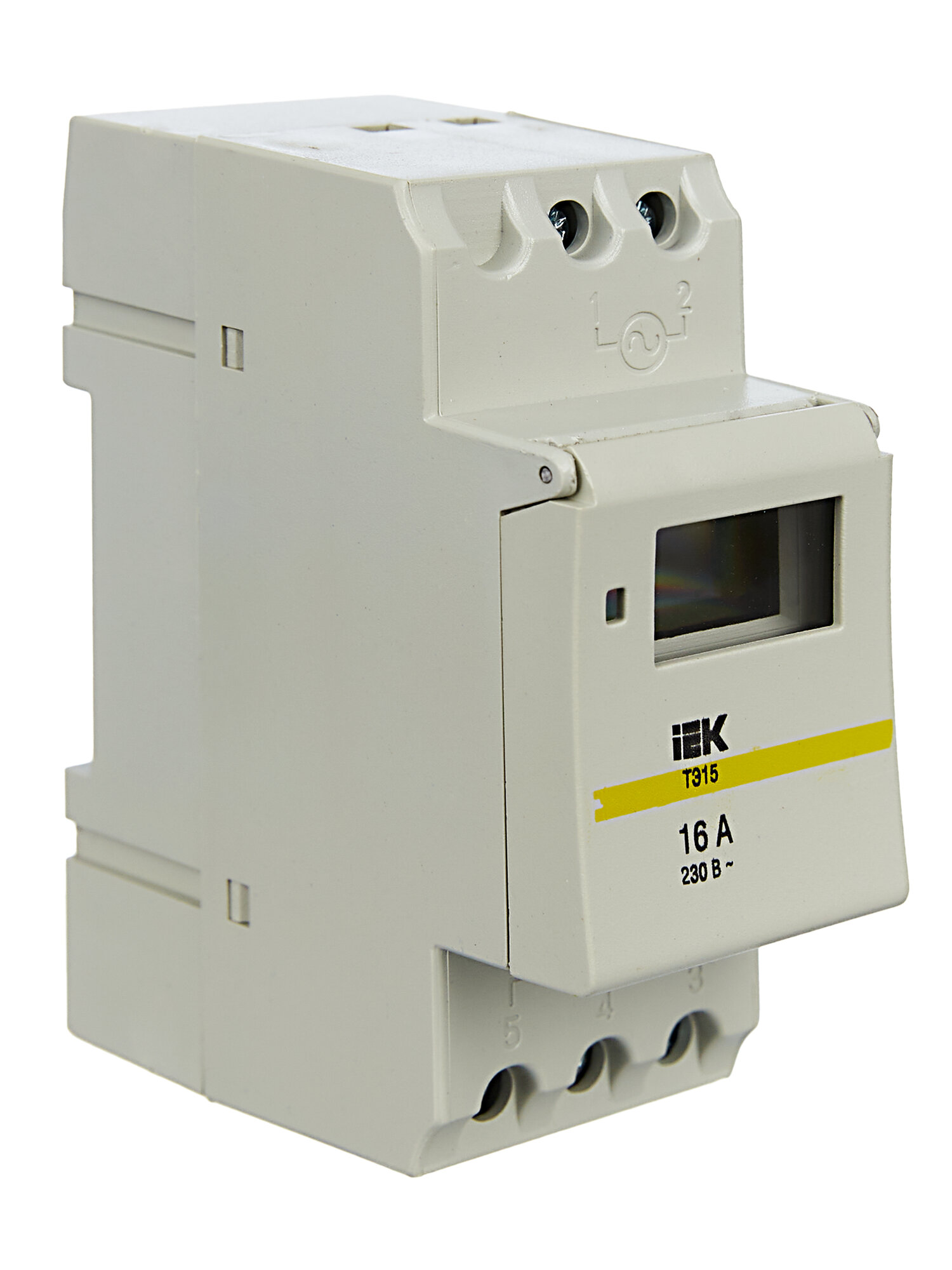 Таймер ТЭ15 цифровой 16А 230В на DIN-рейку IEK для отсчета интервалов времени