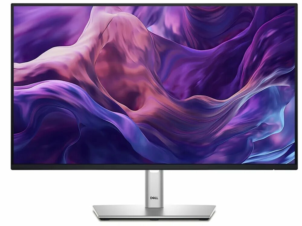 Монитор Dell P2425H, 24 дюйма, 1920 х 1080, антибликовое покрытие, чёрный/серебристый