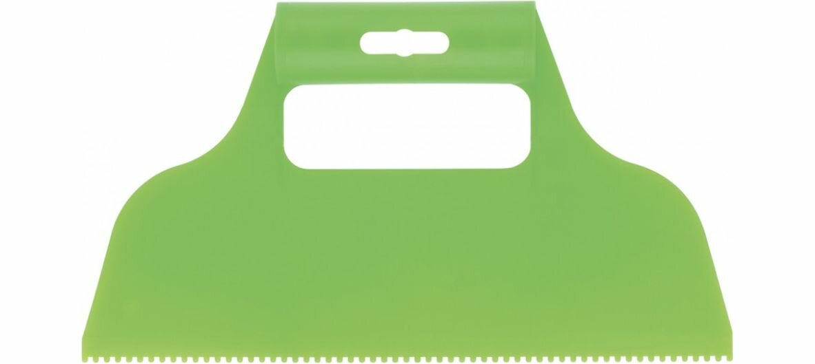 Шпатель зубчатый 2х2 230мм пластиковый Сибртех