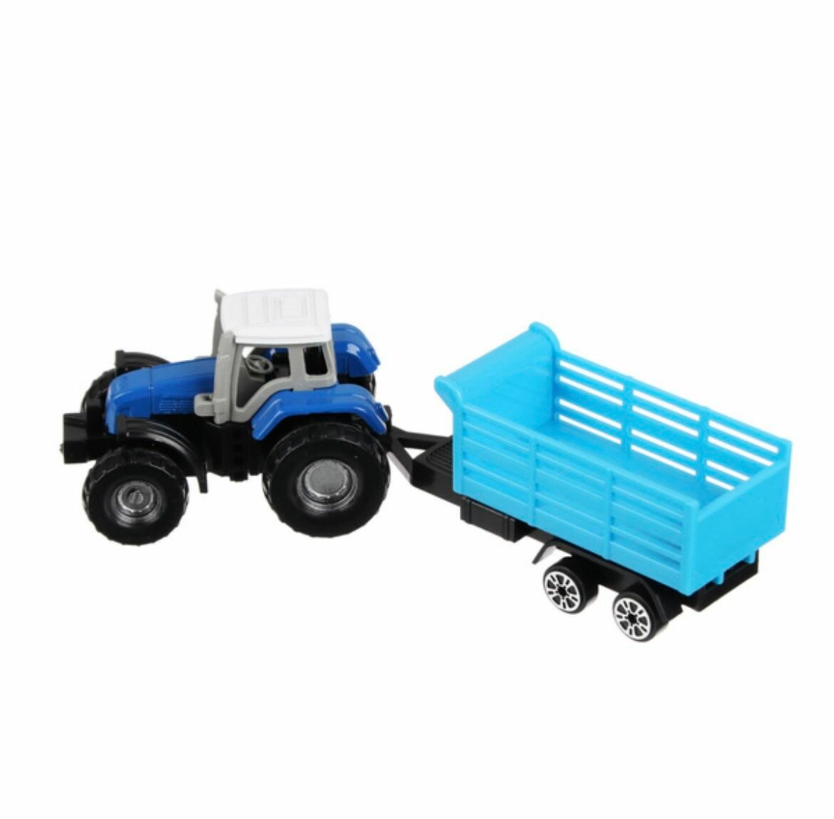 Трактор с плугом , пластик, от 3 до 5 лет, 28x10 см для мальчика в подарок