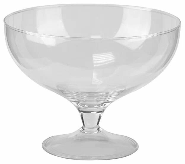 Ваза для фруктов на ножке Neman стекло 0,6л D 15 H 12см.