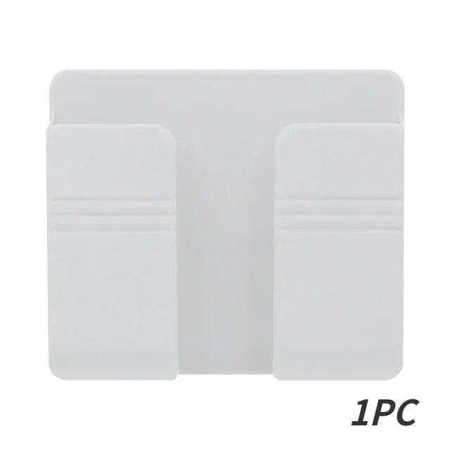 Настенный держатель для телефона, липкая подставка для мобильных телефонов с белым white-1pc