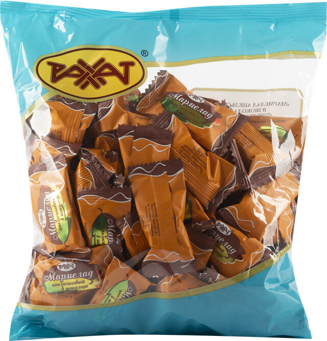 Мармелад Рахат Апельсиновый в шоколаде 1 кг