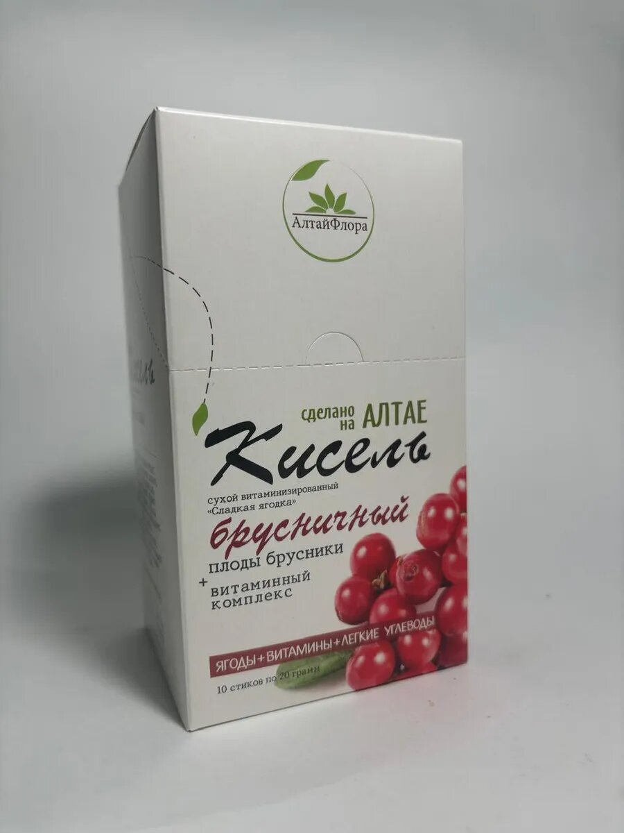 Кисель брусничный