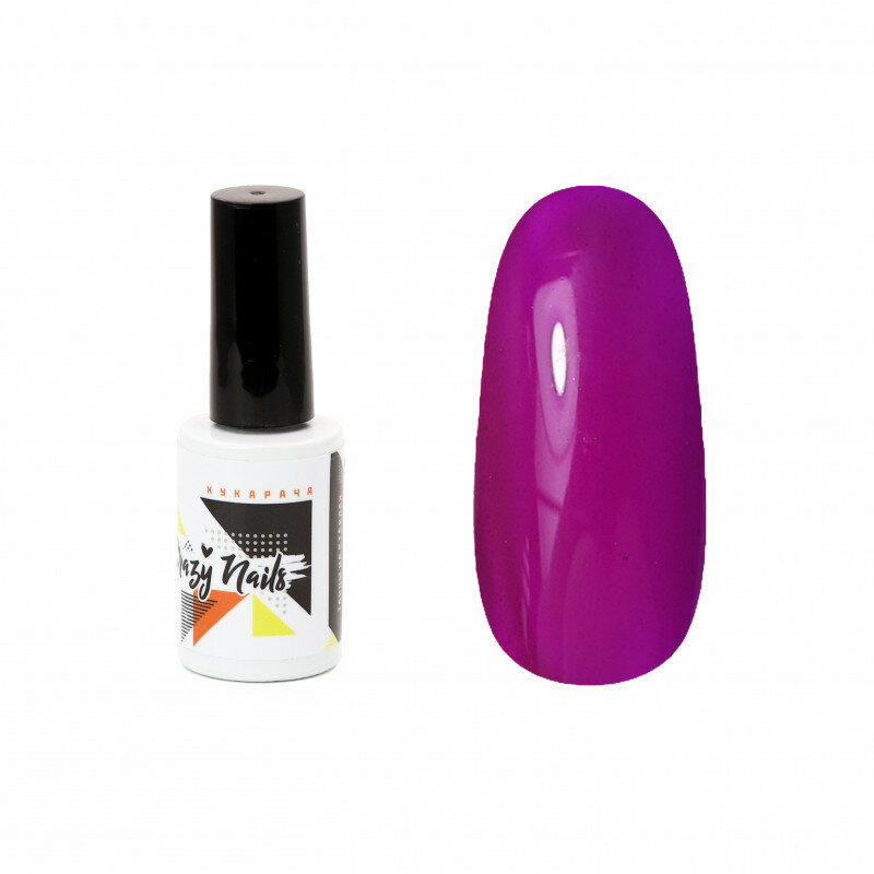 Гель-лак Crazy Nails, Коллекция "Танцы на стеклах", цвет "Кукарача",10мл.