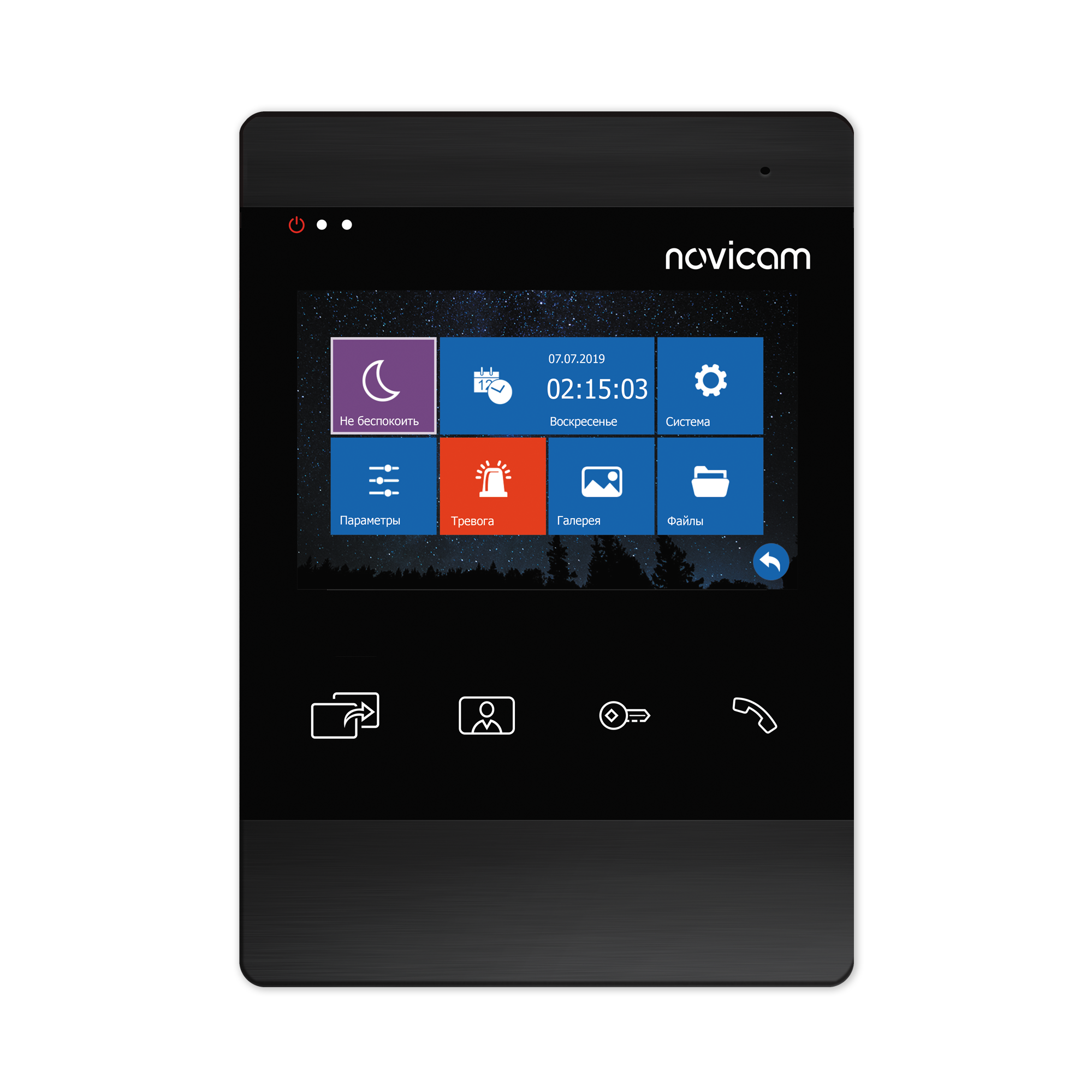 Видеодомофон для дома, офиса, квартиры Novicam DARK MAGIC 4 HD