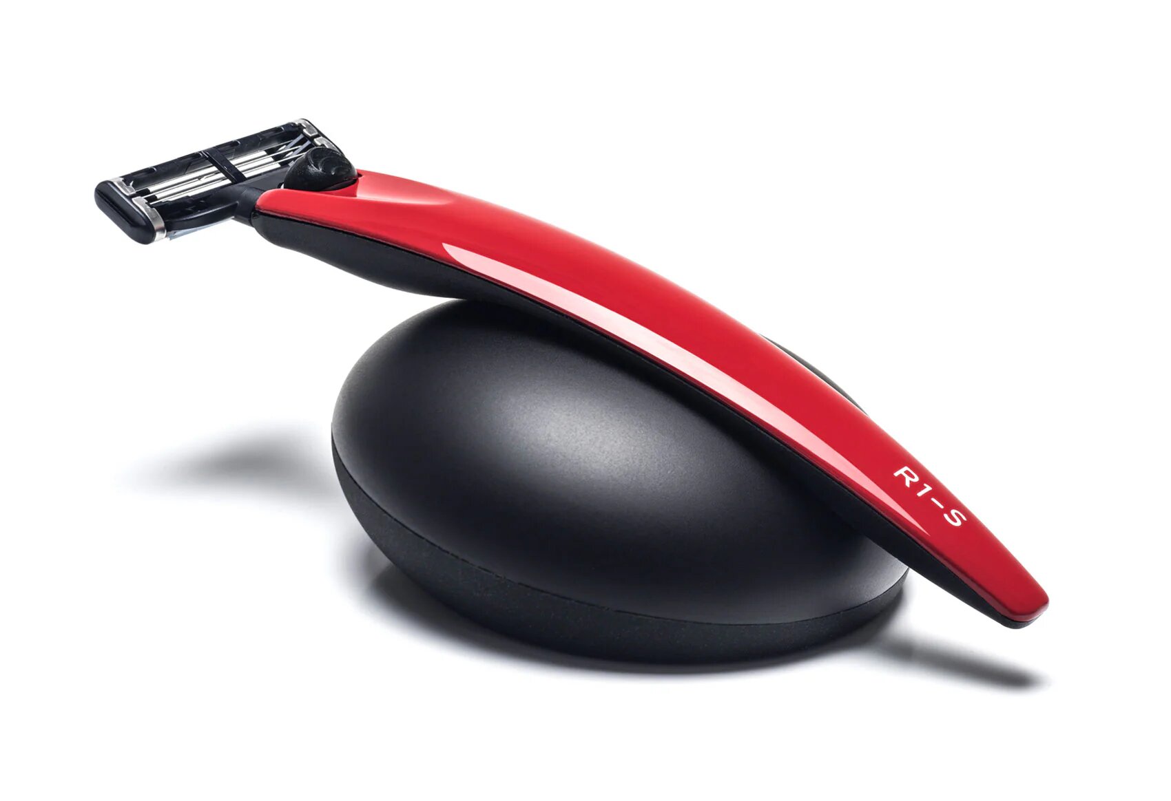 Набор бритва Bolin Webb R1 красная + подставка черная (BW-R1-SET-STD-RED)