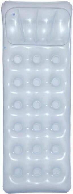 Пляжный матрас "Лаундж Блеск", размер 188х71 см, взрослый плавательный матрац для плавания и купания, одноместный надувной плот