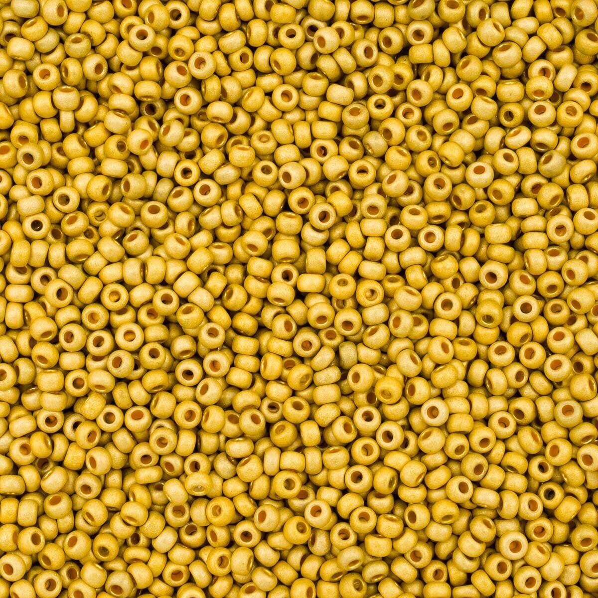 (18586) Бисер металлик terra матовый 10/0, круг. отв, 50г, Preciosa