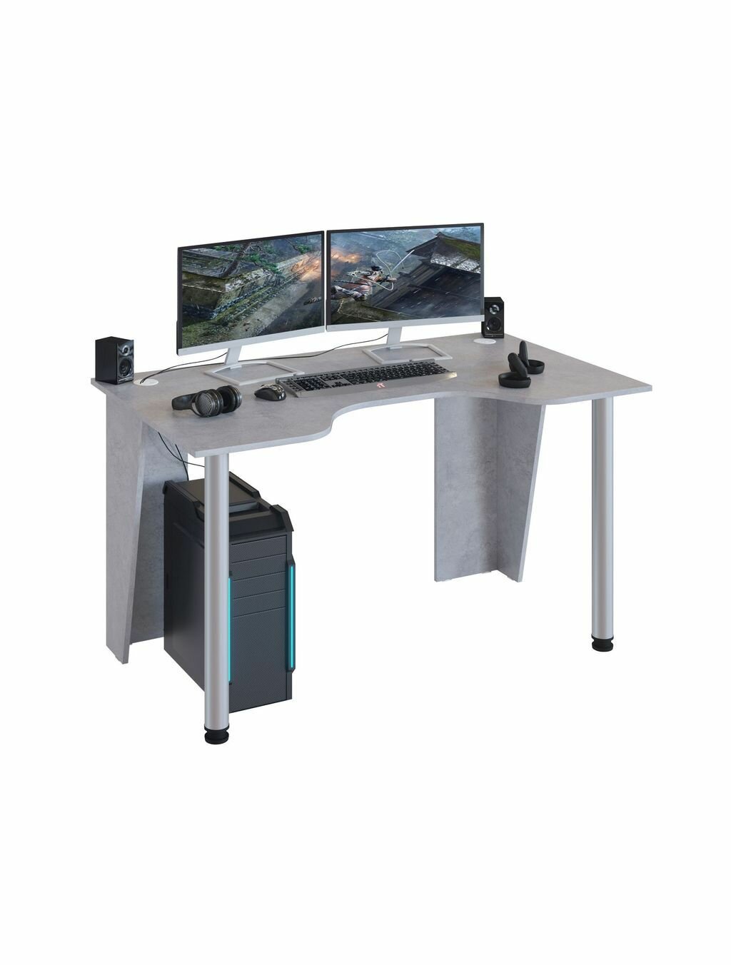 Стол компьютерный КСТ-18 135х80х74 см