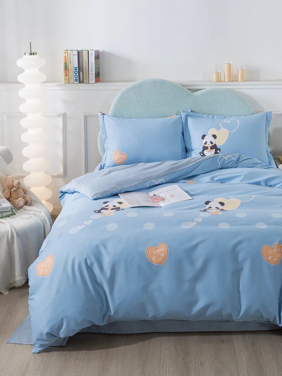 Постельное бельё Flannel евро фланель хлопок