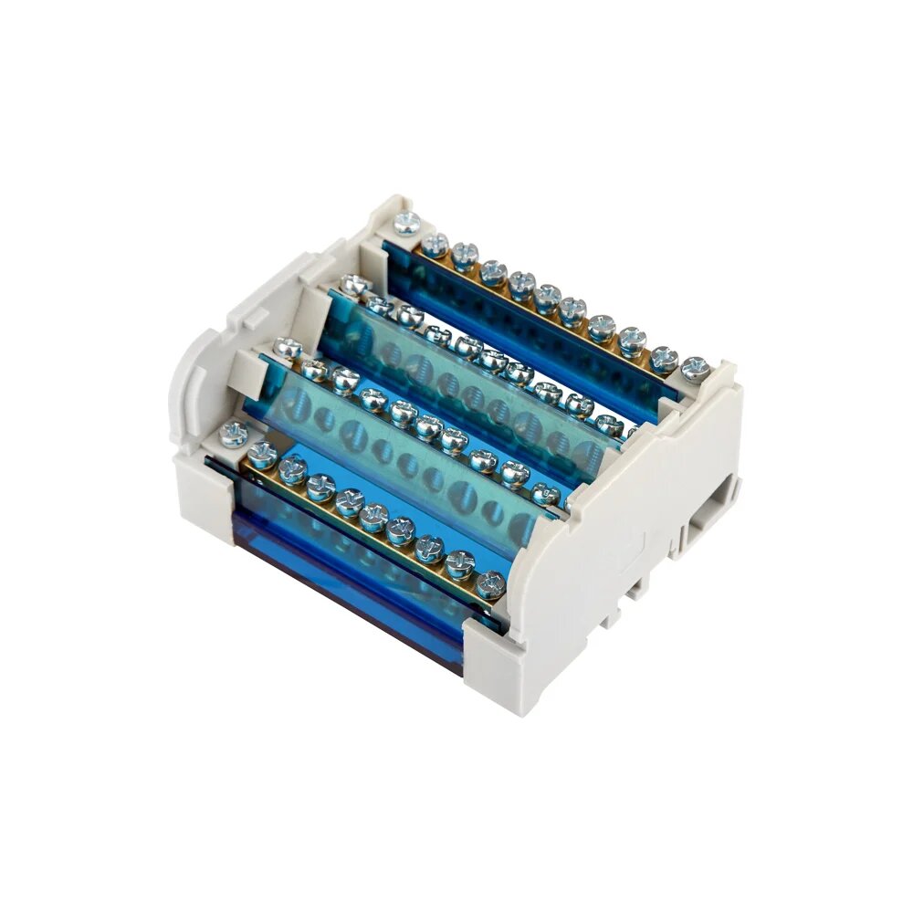 Шина на DIN-рейку в корпусе кросс-модуль REXANT 4x11 11-2304-11