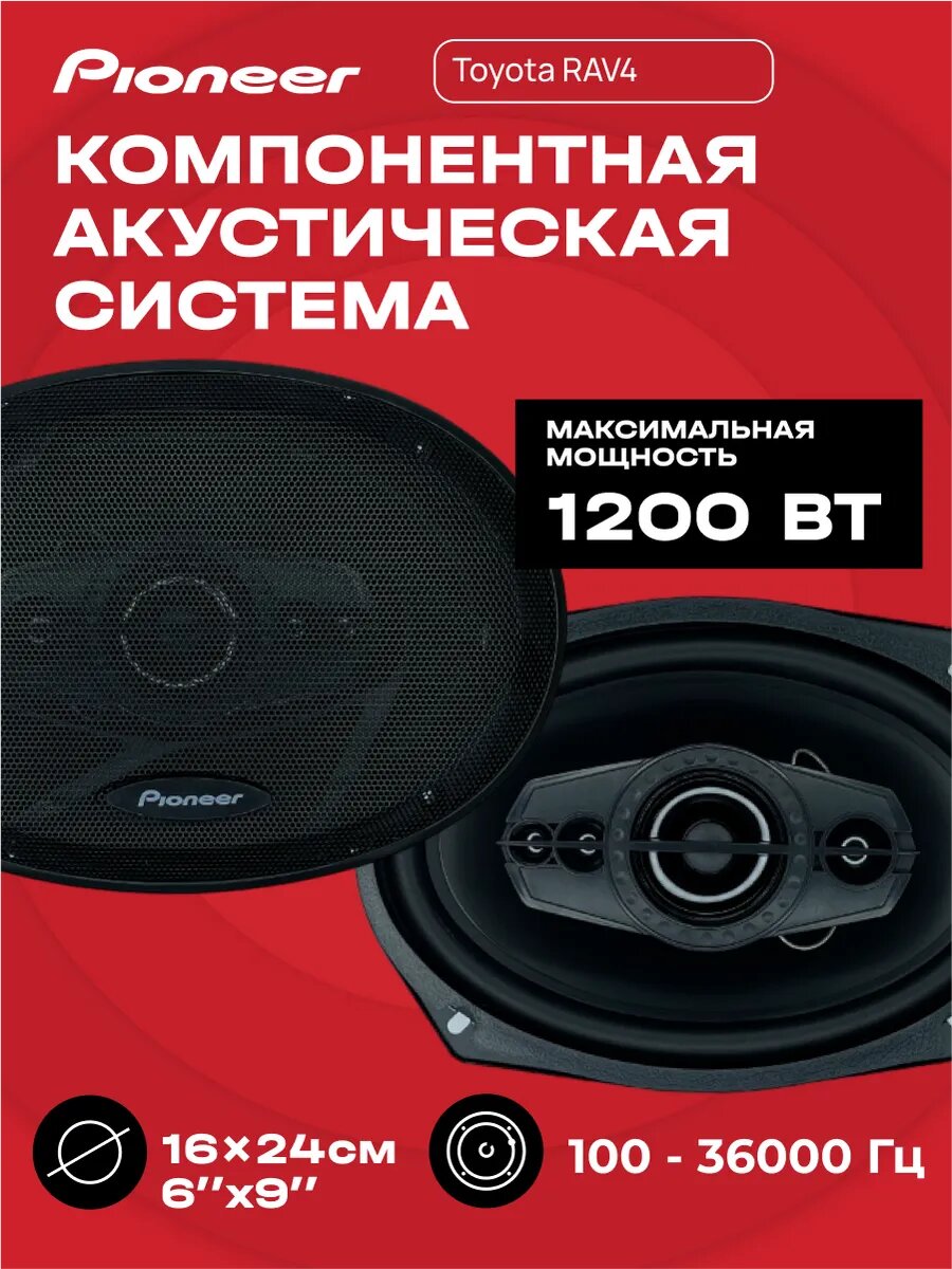 Динамики автомобильные овалы в машину