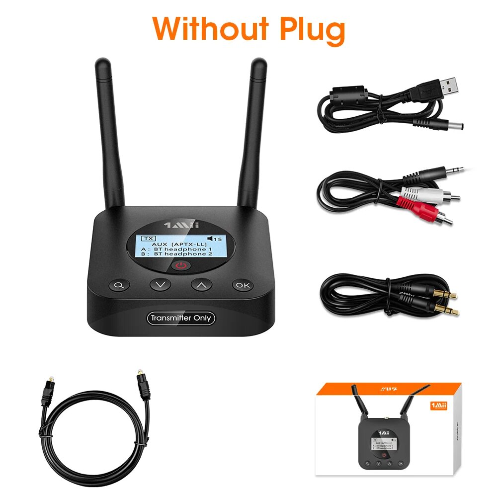 Беспроводной Bluetooth адаптер 1Mii B06TX+ (Без блока питания)