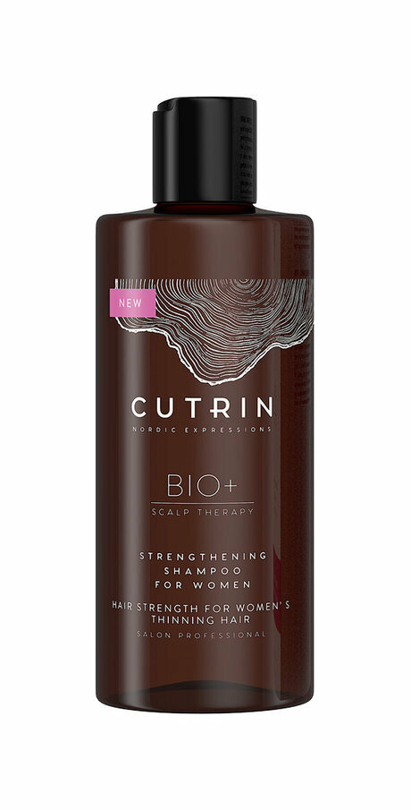 CUTRIN Bio+ Strengthening Шампунь-бустер для укрепления волос у женщин, 250 мл