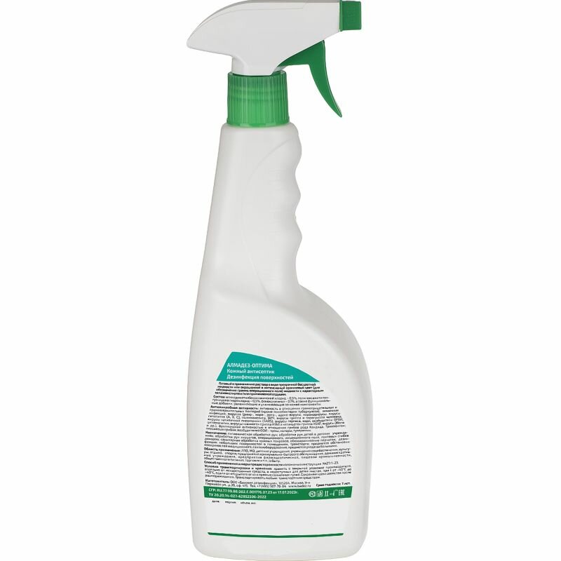 Антисептик кожный Алмадез-Оптима, на водной основе, 750 мл (триггер)
