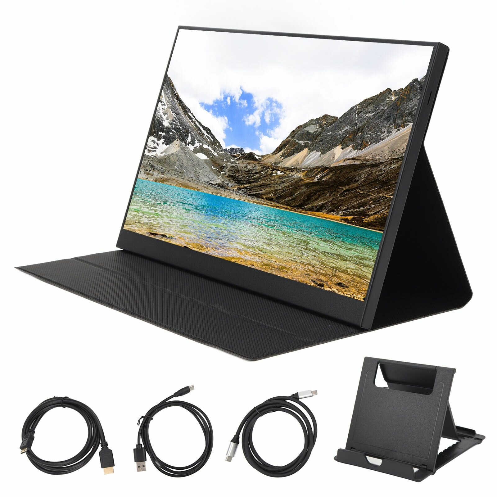 14-дюймовый портативный монитор с сенсорным экраном, внешний монитор HD 2,5K, 60 Гц для игровой работы