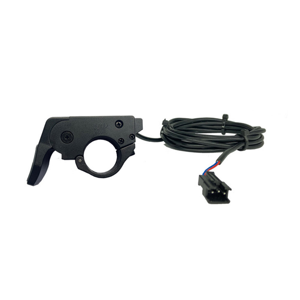 Управление дроссельное палец для электросамоката и велосипеда Quick Thumb Throttle, черный цвет, материал PC+ABS, вес 26 г, размер 52*42 мм, разъем 3pin SM (длина провода 1.8 м) или 3pin WP (длина провода 0.25 м), напряжение 12V/24V/36V/48V/52V/60V/72V,