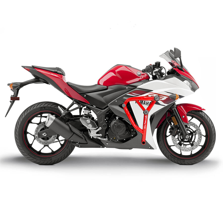 Клетка на мотоцикл YAMAHA YZF-R25 15-18, YZF-R3 15-18 PRO, черный матовый цвет