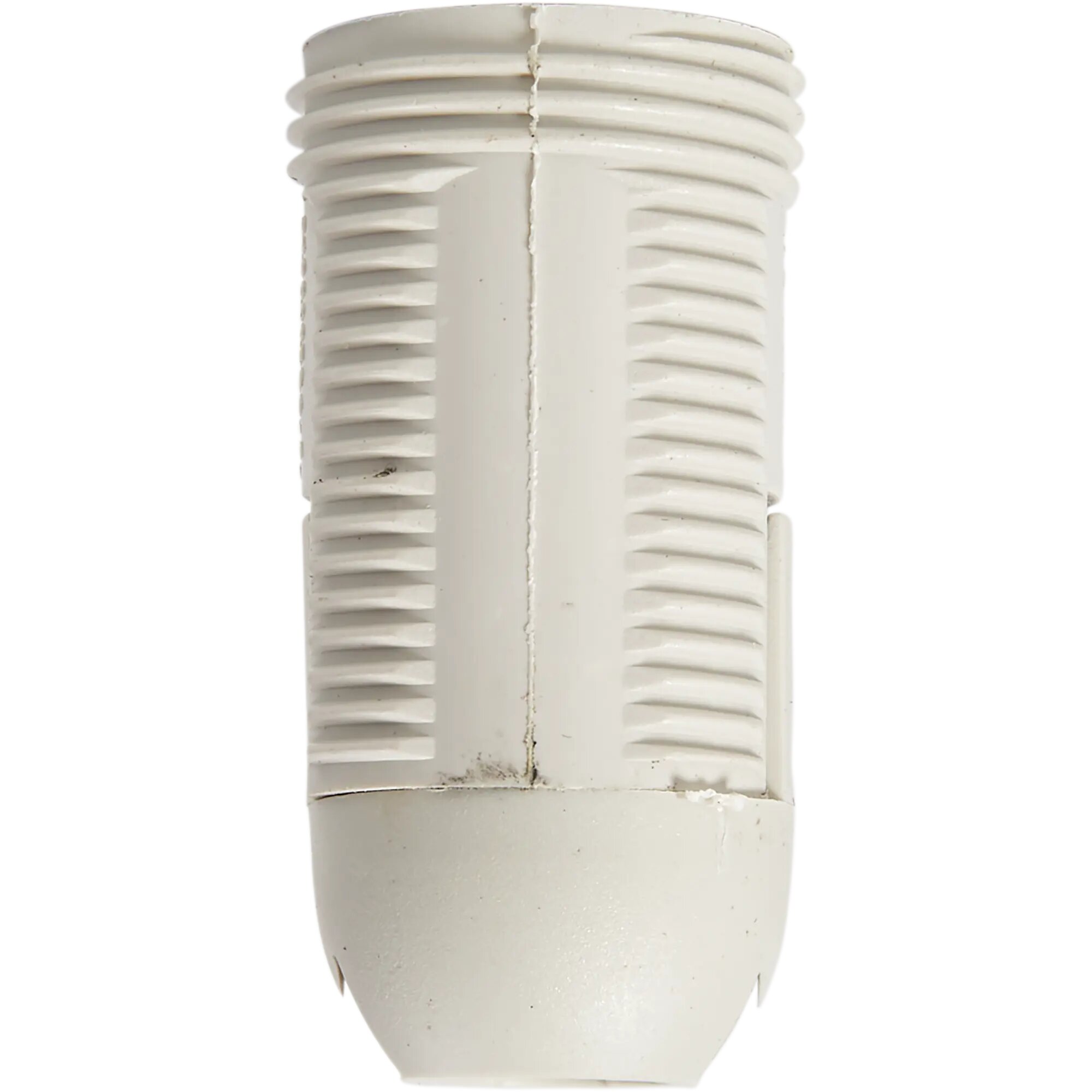 Oxion патрон-полувинт пластиковый E14 белый цвет - компактный держатель для светильников