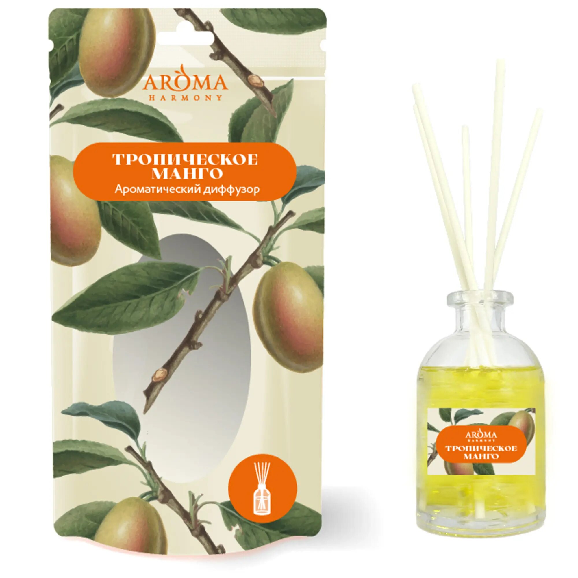 Aroma Harmony Ароматический диффузор Тропическое манго 30 мл насыщенный аромат