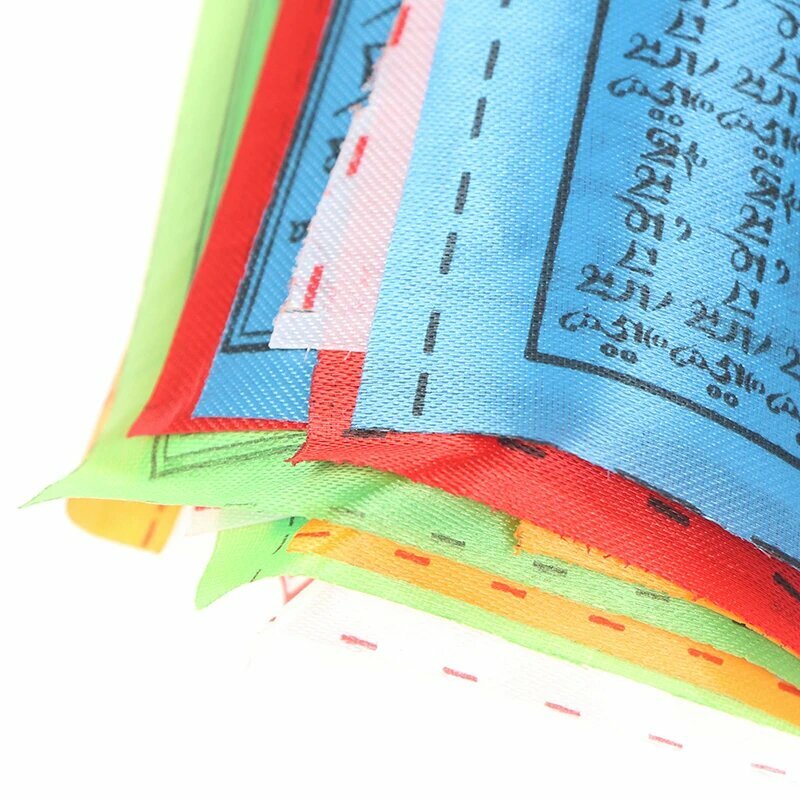 Тибетские буддийские флажки N2HAO, 30 шт, полиэстер