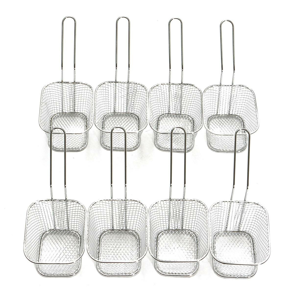 Шт. Мини-сетка для чипсов фри, сервировочные корзины, сетка Stra