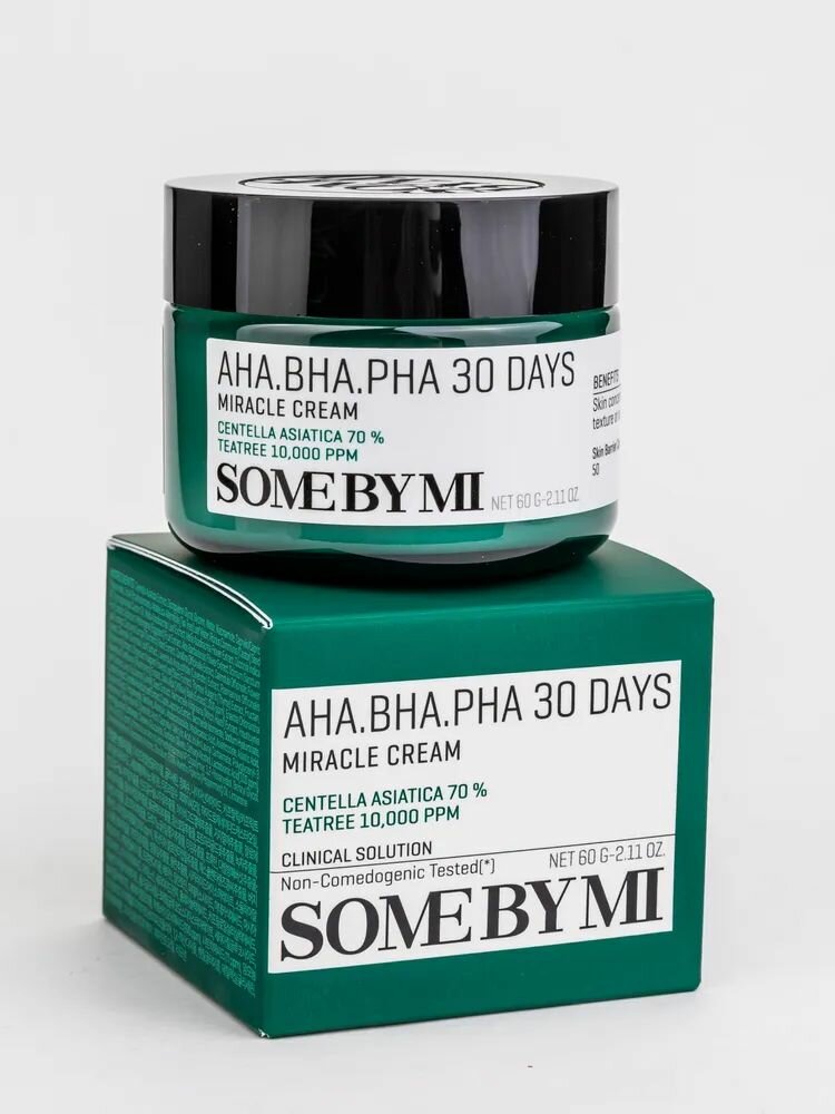 Some By Mi Восстанавливающий крем для проблемной кожи AHA-BHA-PHA 30 Days Miracle Cream, 60 гр YZ
