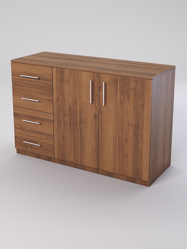 Тумба для офисной техники №10-2, Орех. Производитель товара - компания Westcom.